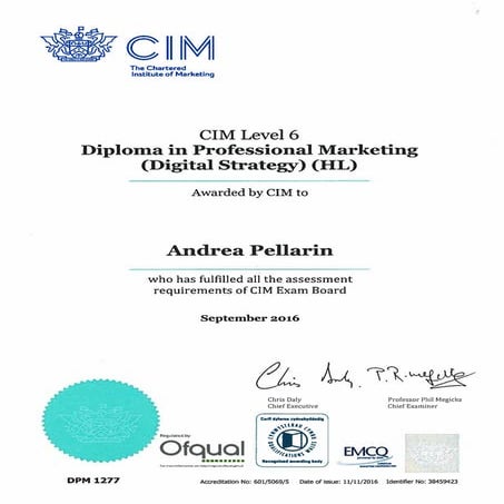 CIM_Diploma in Professional Marketing | PDF