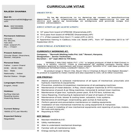 CV OF RAJESH PANDIT | DOC