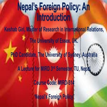 Nepal’s Foreign Policy 2 | PPTX