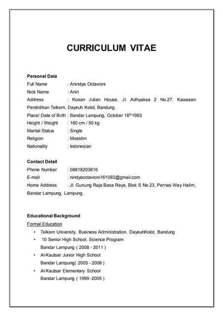 CURRICULUM VITAE | DOC