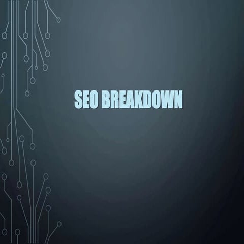 SEO Presentation | PPT