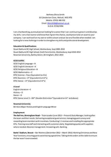 CV Paul Berry1 | PDF