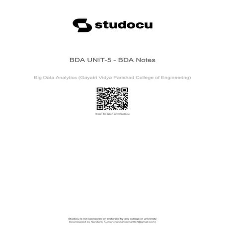 Bda Unit 5 Bda Notes Material Big Dapdf 