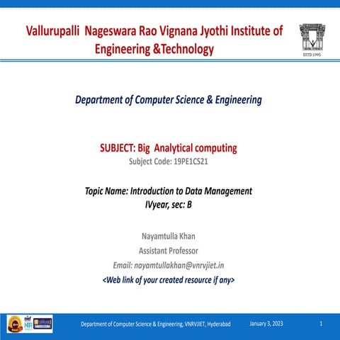 Bda Unit1 Intro And Sources Of Data And Data Preprocessingpdf