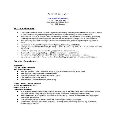 Sally Haist Resume | DOCX