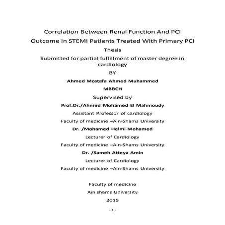 Thesis Protocol | PDF
