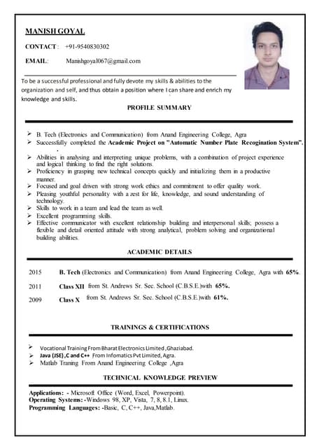 NOC Resume | DOCX | Computing | Technology & Computing