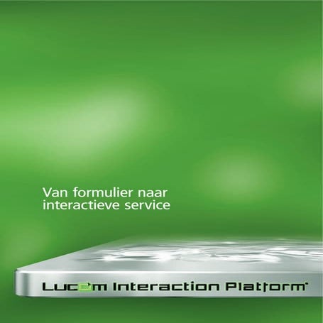 Lucom_Interaction_Platform_NL | PDF