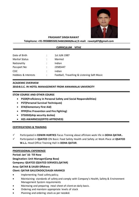 Nazim cv Camp Boss | DOC