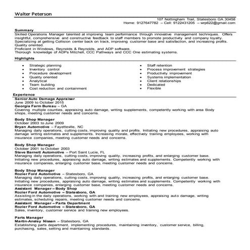 Walter Resume | PDF