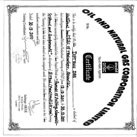 Ongc Winter Internship Pdf