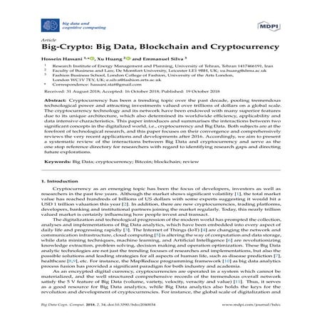 Cryptocurrency Advantages and Disadvantages | PDF