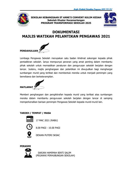 BUKU PROGRAM PENTAULIAHAN PEGAWAI KADET REMAJA SEKOLAH DAN PEGAWAI TUNAS KADET REMAJA SEKOLAH ...