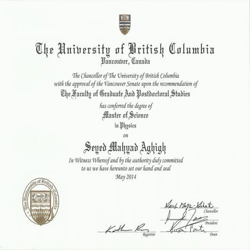 Seyed Mahyad Aghigh_MSc | PDF