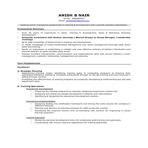 CV-Anish_B_Nair (1) | DOCX