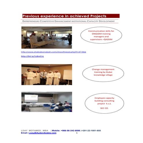 previous experience. | PDF