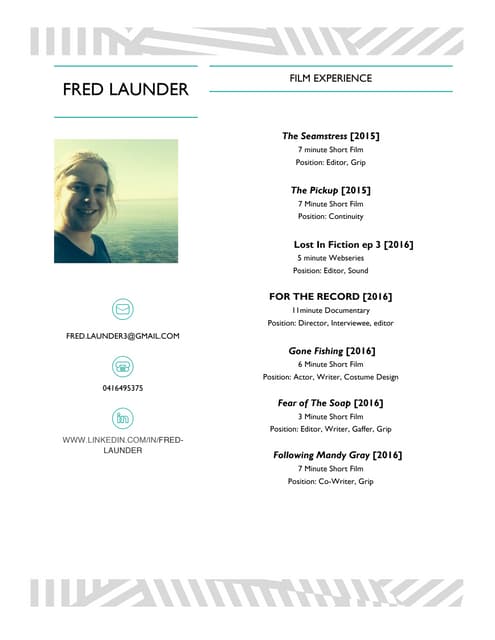 Fred Launder presentations