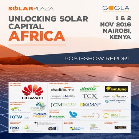 USC Africa 16 - Post-Show Report 1.1 | PDF