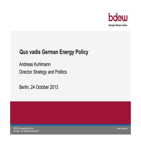 Germany final project (renewable energy) | PDF