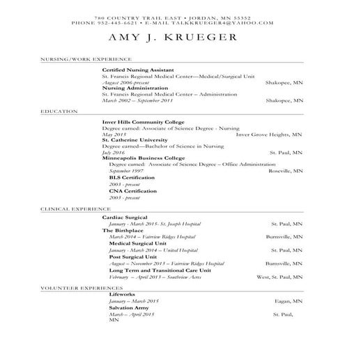 Amy Resume | PDF