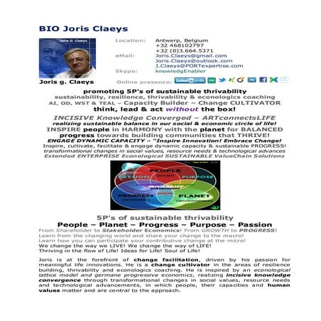 BIO Joris Claeys (EN) | PDF