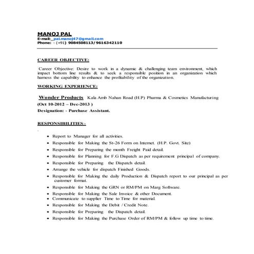 manoj | DOCX | Logistics | Business