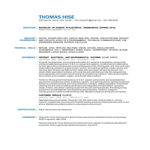 Thomas Hise Resume2 | DOCX