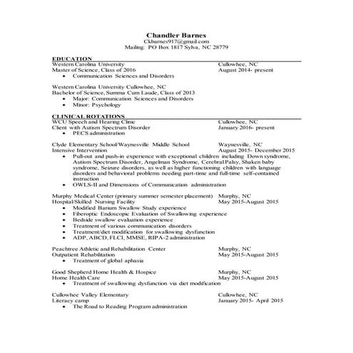 CF Resume- Updated | PDF