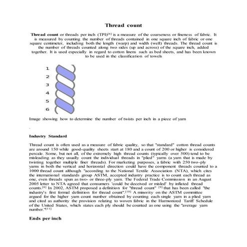 Bdft ii, tmt, unit-i, thread count | PDF