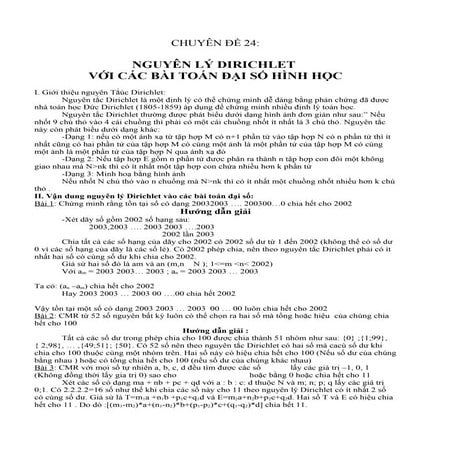 Bd hsgchuyen de_24nguyen_ly_dirichlet_voi_cac_bai_toandai_sohinh_hoc_9667 | PDF