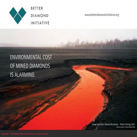 Environmental cost of Mined Diamonds is alarming | PDF