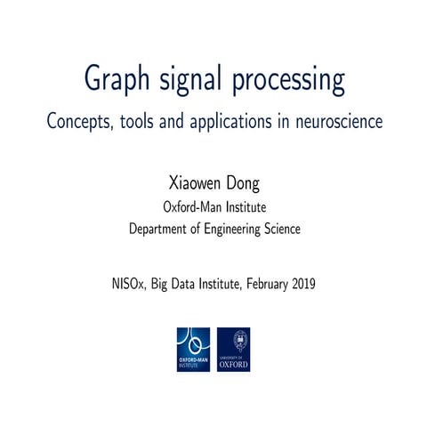 BDI_GSP_tutorial_lecture_graph_signal_processing | PDF