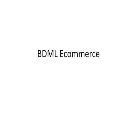 Bdml Presentation | PPT