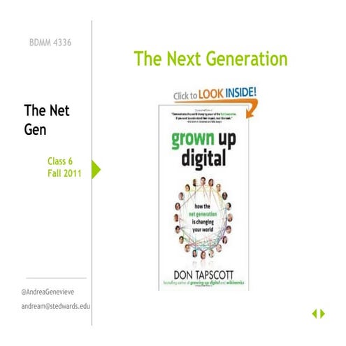 The Net Generation- Class 6 | PPT
