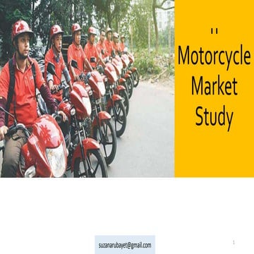 Bangladesh Motorbike Market Study | PPTX