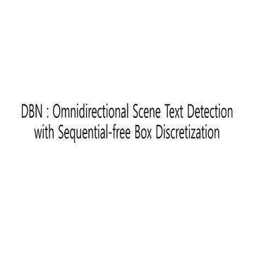 BDN - Text Detection | PDF