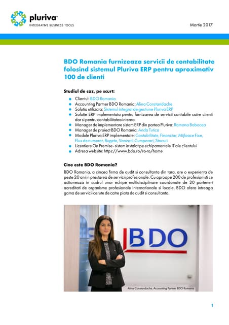 Brosura profil Soft Net Consulting | PDF