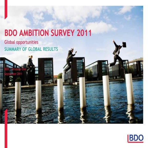 BDO Ambition Survey 2011 - Global opportunities | PPTX
