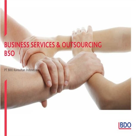 Business Services and Outsourcing BSO | PDF