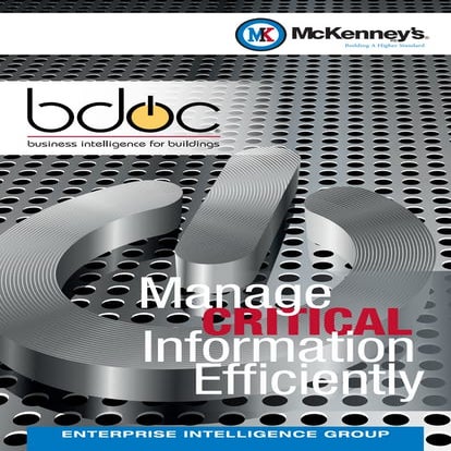 bdoc® - Business Intelligence for Buildings | PDF