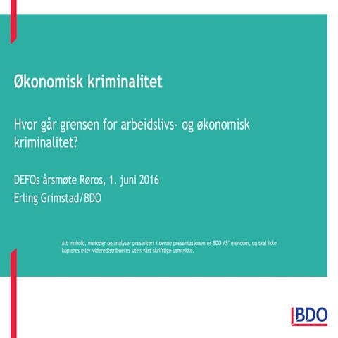 BDO | PDF