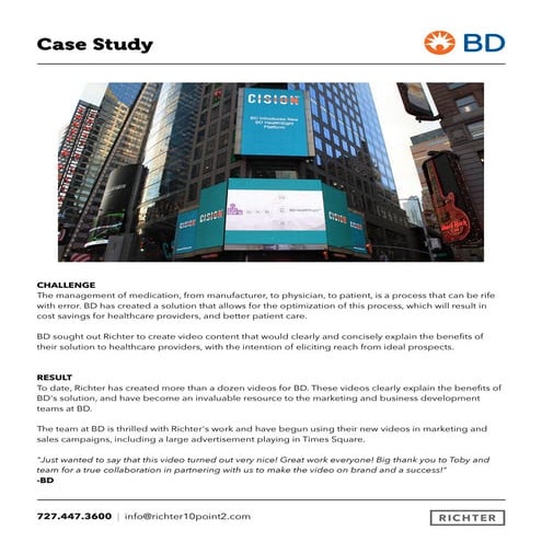 BD | Richter - Times Square Case Study | PDF