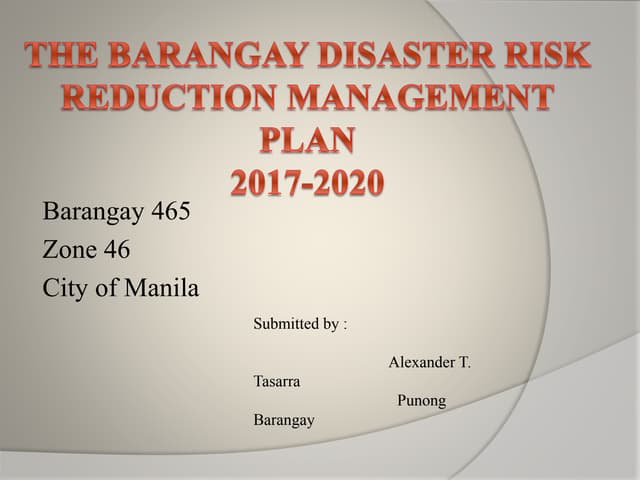 BRGY. 6 RESOLUTION NO. 30 Series of 2019 BARANGAY PEACE AND ORDER ...
