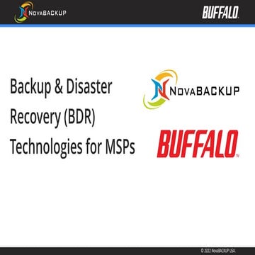 Backup & Disaster Recovery (BDR) | PDF
