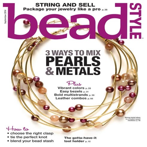 BeadStyle magazine cover | PDF | Jewelry Making | Arts and Crafts