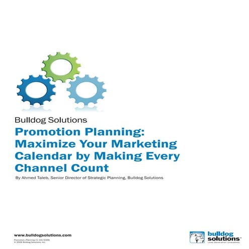 Promotion Planning: Maximize Your Marketing Calendar by Making Every ...