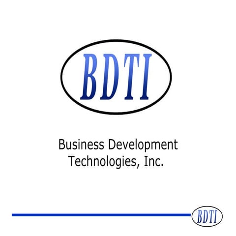 Business Development Technologies, Inc. | PPT