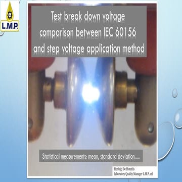 Break Down voltage insulating oil | PDF