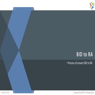 Buyer Module GeM 3.0- BID to RA | PDF