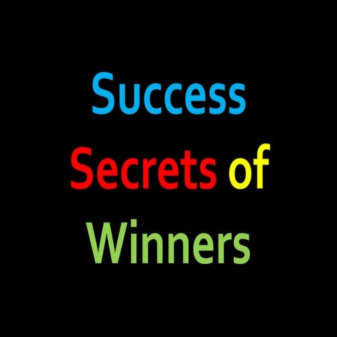 Be A Winner | PPT | Email | Internet